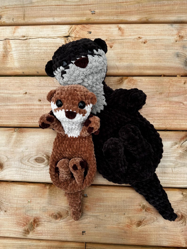 Otter Crochet Pattern - Ollie & Ottis - Etsy