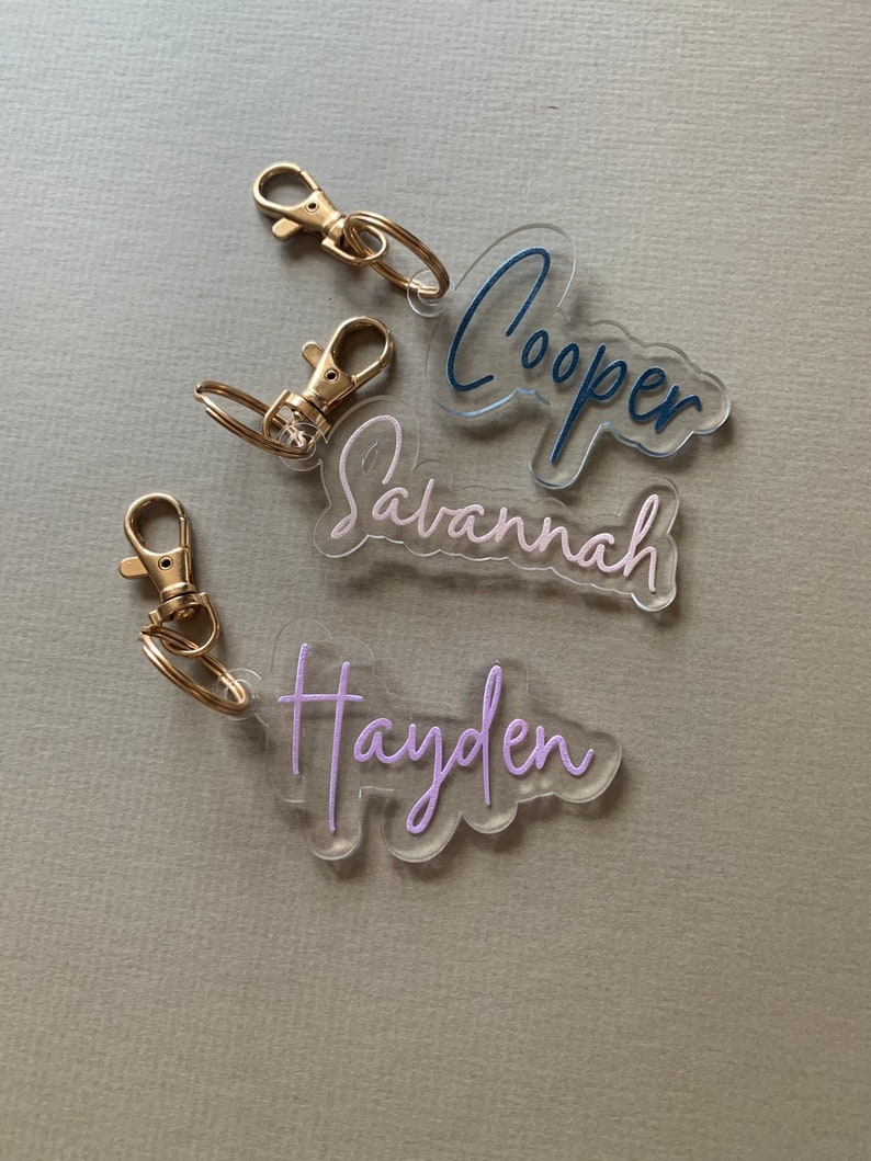 Custom Name Tag Acrylic Name Tag - Etsy