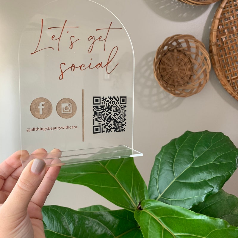 Lets Get Social Sign - Etsy