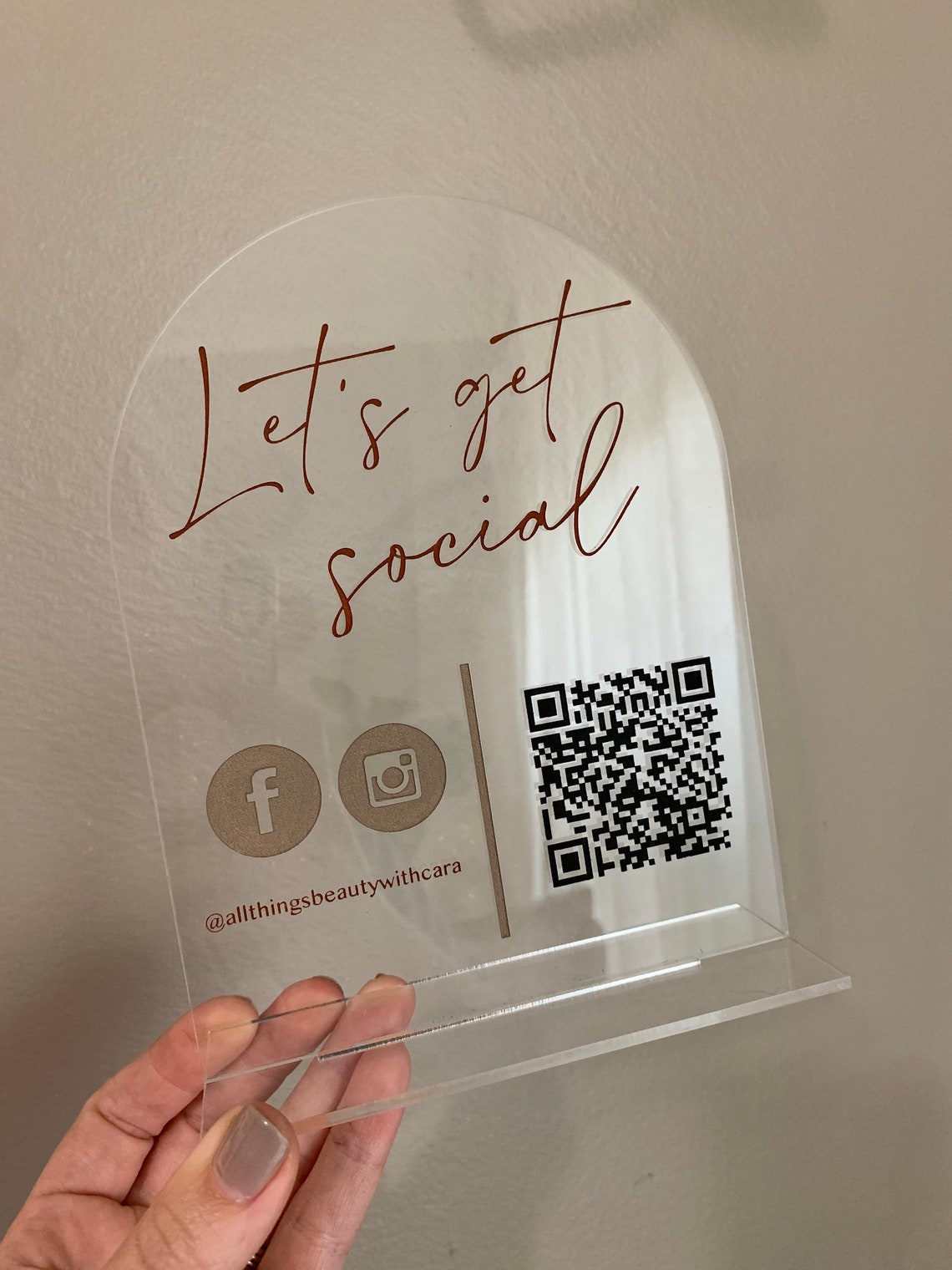 Lets Get Social Sign Social Media Sign - Etsy