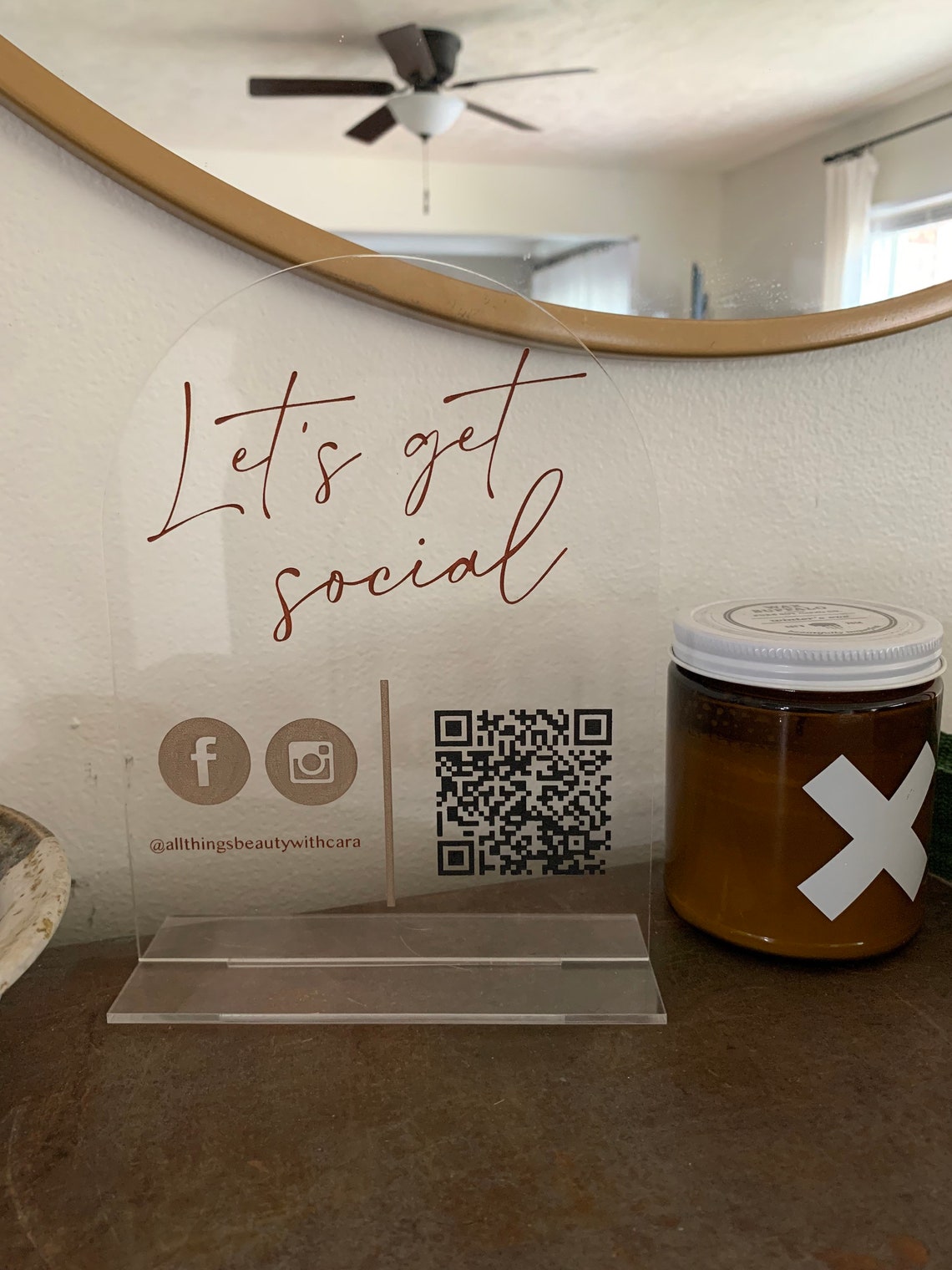 Lets Get Social Sign Social Media Sign - Etsy