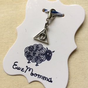 Harry Potter Inspired Deathly Hallows Knitting Crochet Stitch - Etsy UK