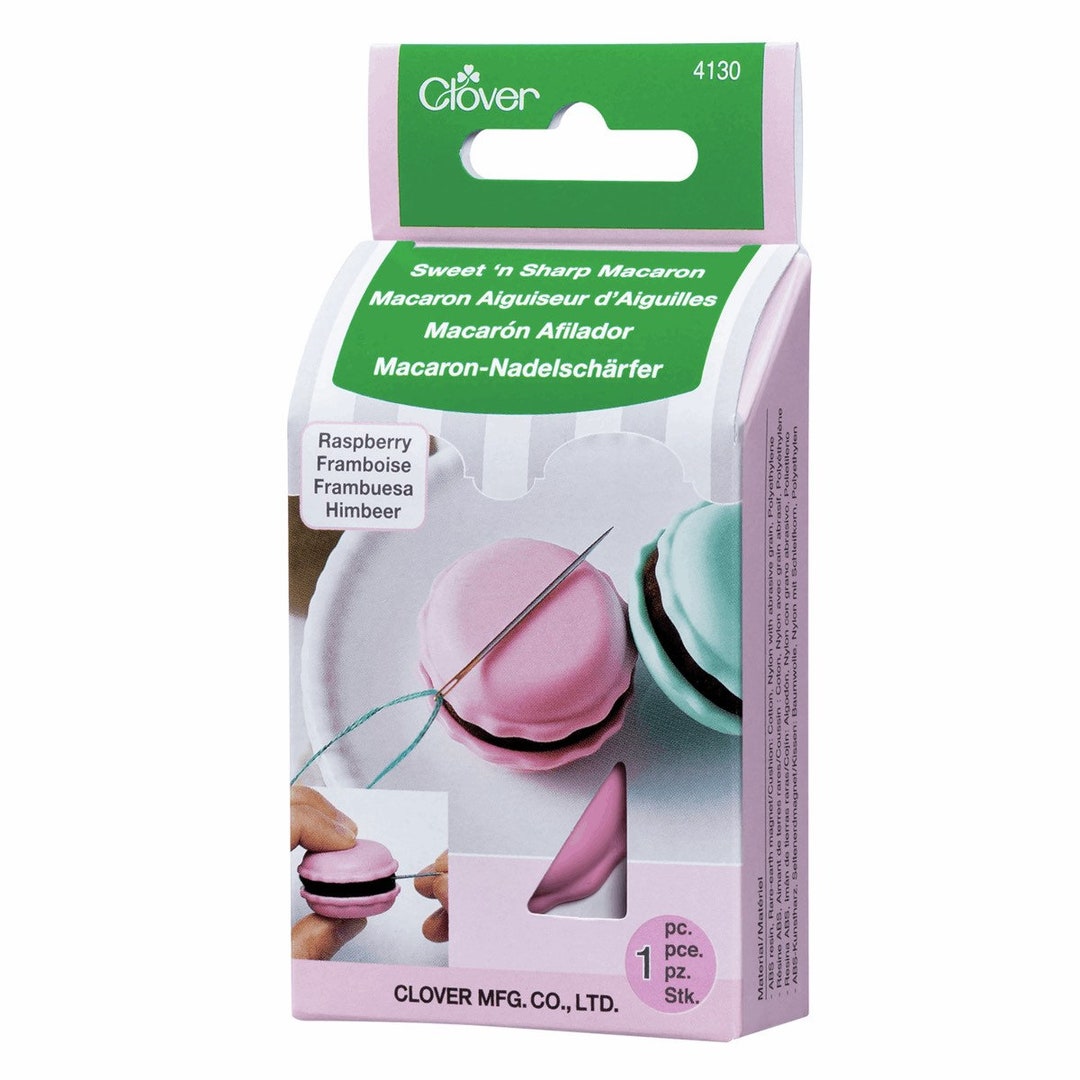 Clover Macaron Needle Sharpener, Magnetic Needle Holder - Etsy