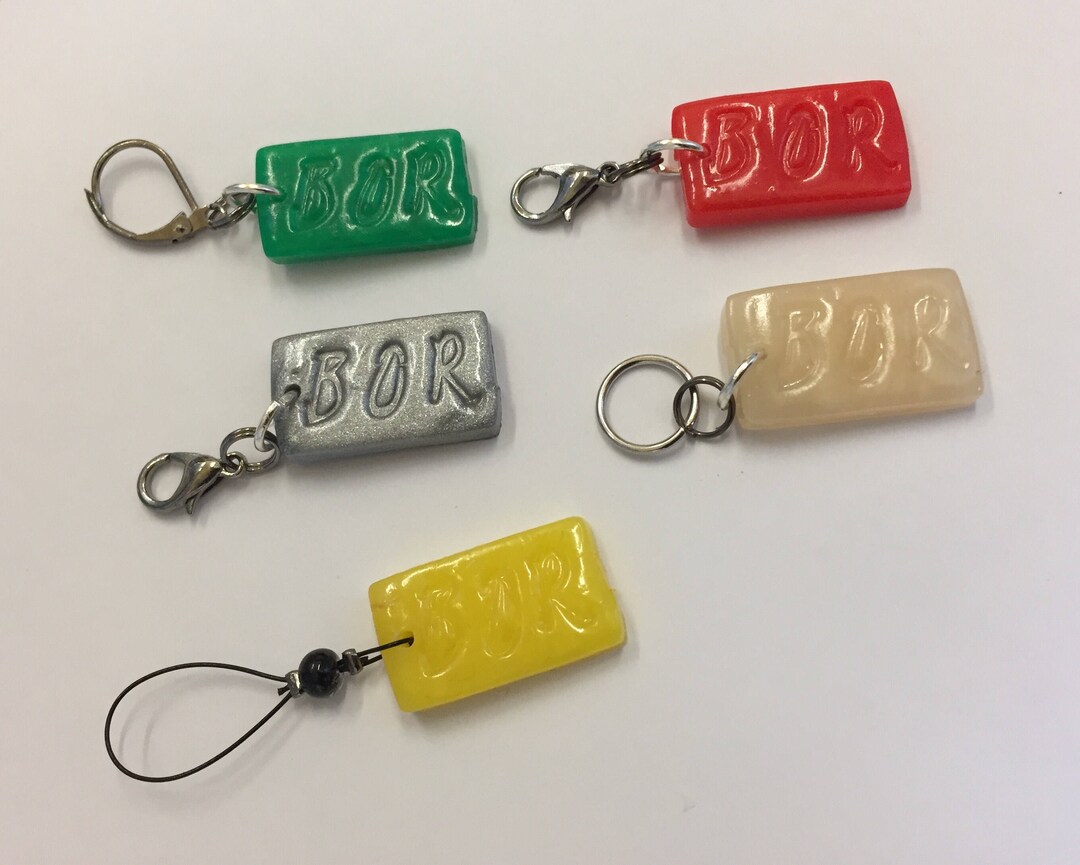 Handmade Beginning of Round, BOR, Polymer Clay, Knitting Crochet Stitch ...