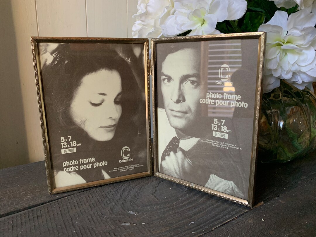 5 X 7 Double Frame Vintage Metal Folding Picture Frame - Etsy