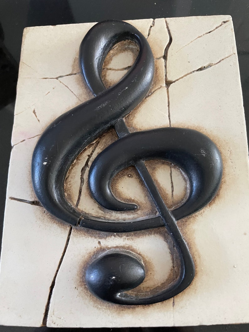 Sid Dickens Memory Tile Treble Clef Wall Decor Art Wall Art Collectable ...