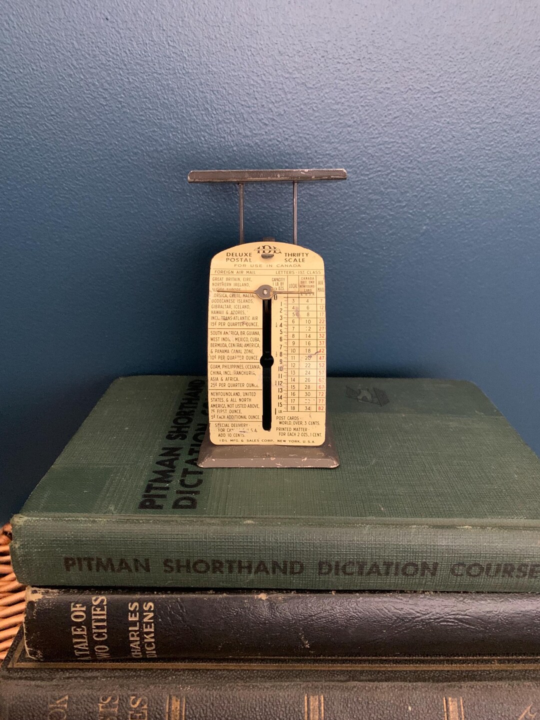 Antique Postal Scale, Deluxe Postal Thrifty Scale, IDL, Canada Vintage ...
