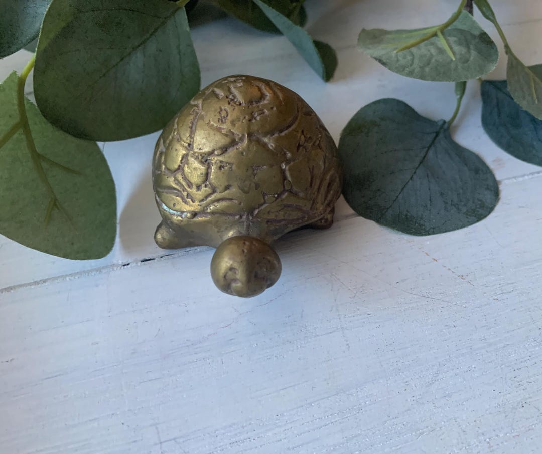 Vintage Brass Turtle, Brass Figurine - Etsy