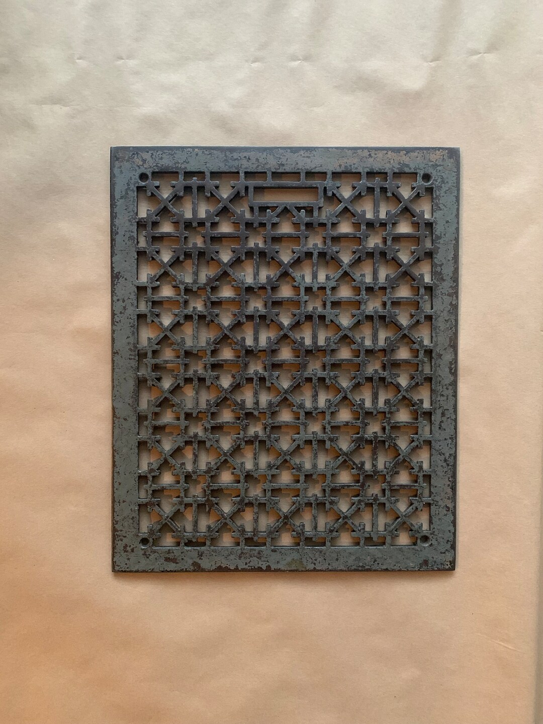 Vintage Heavy Cast Iron Vent Cover, Vintage Rustic Air Vent - Etsy