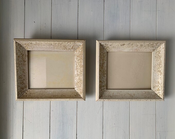 Set of Vintage MCM White Wood Frames - Etsy