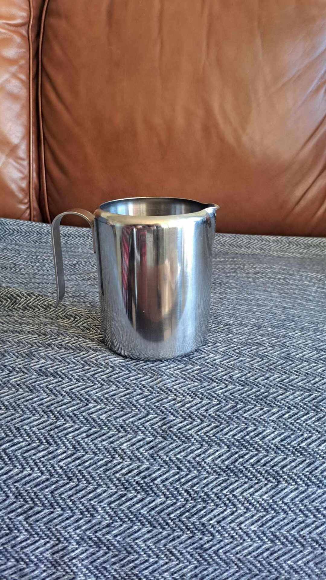 Vintage Stainless Steel Pitcher, Milk Frothing Pitcher, Small Steel ...