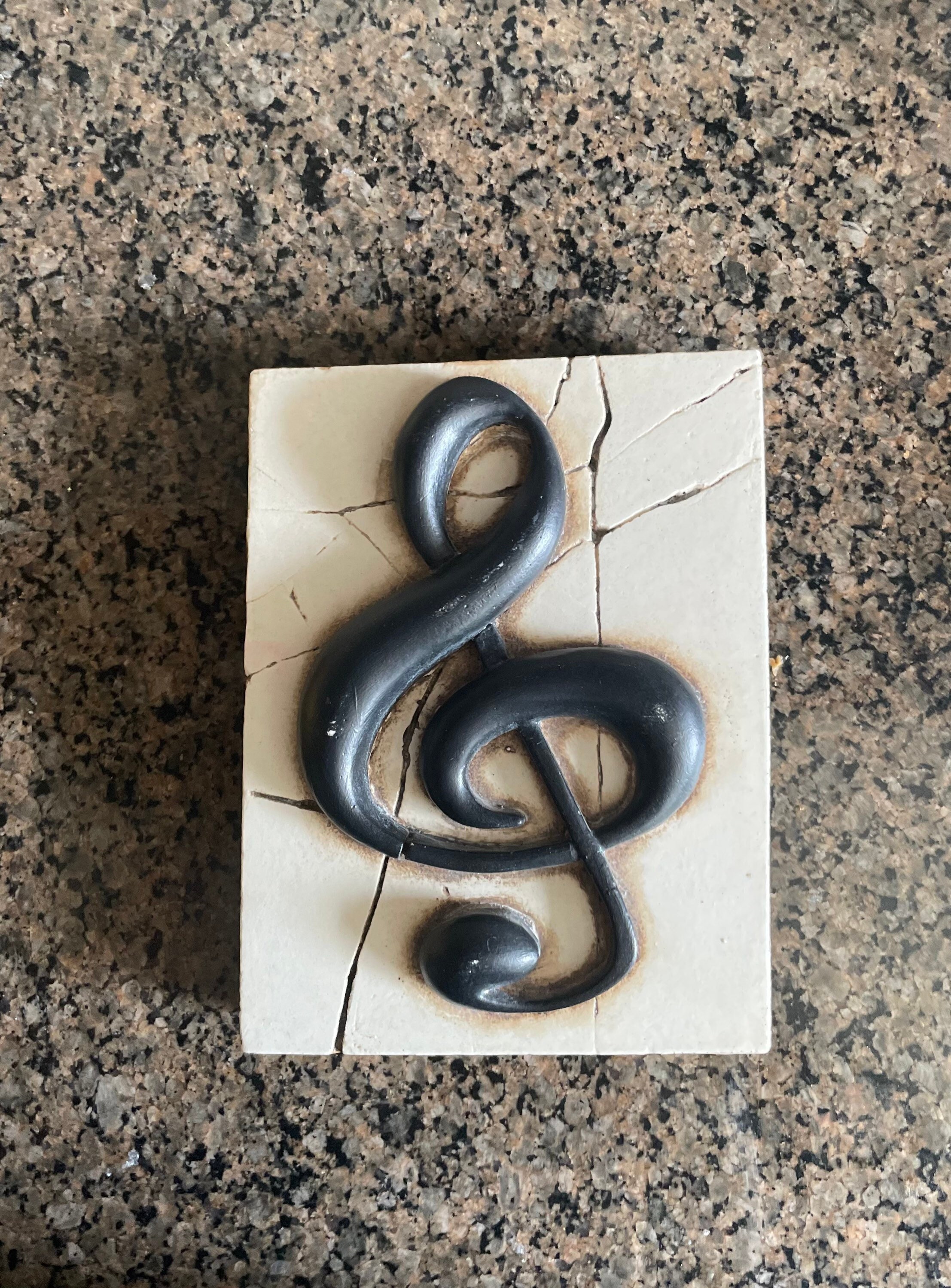 Sid Dickens Memory Tile Treble Clef Wall Decor Art Wall Art Collectable ...