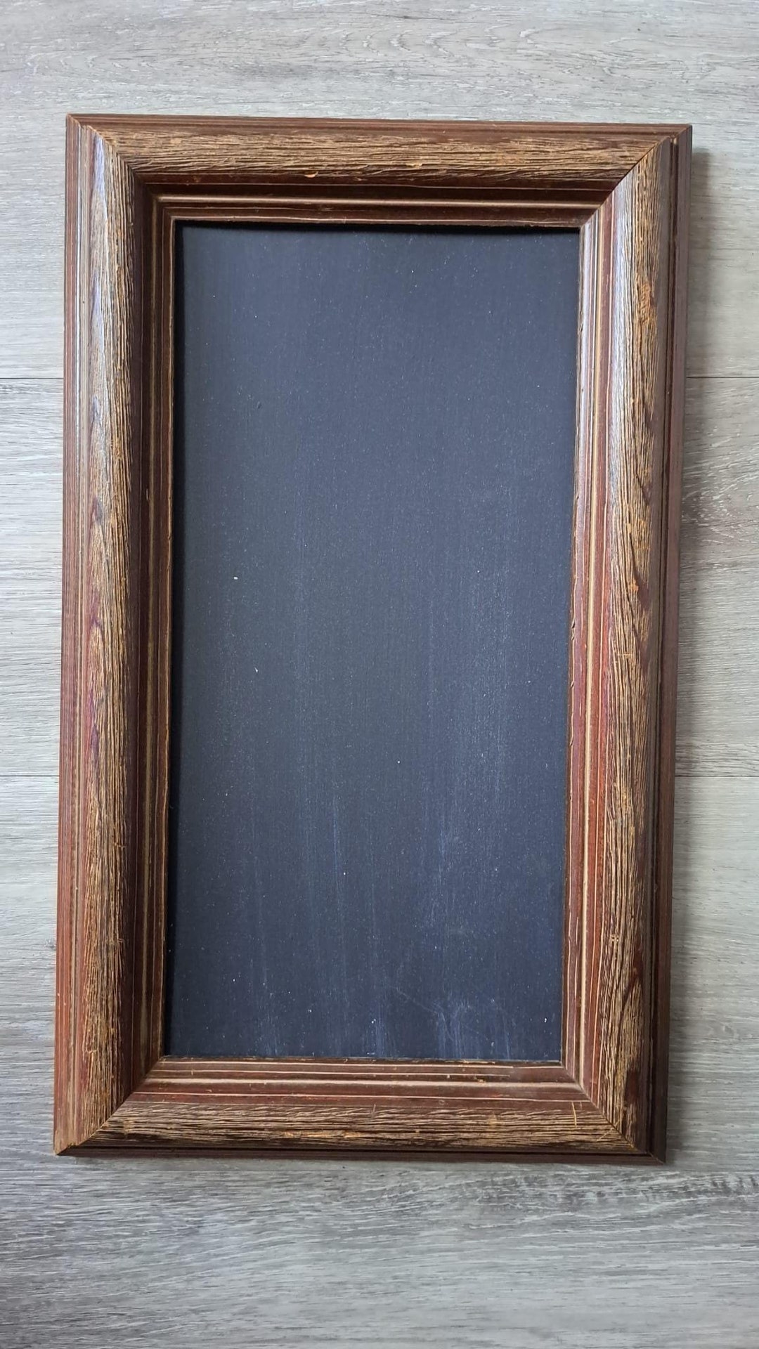 Framed Wood Chalkboard, Vintage Frame, Chalkboard, Mudroom Message ...