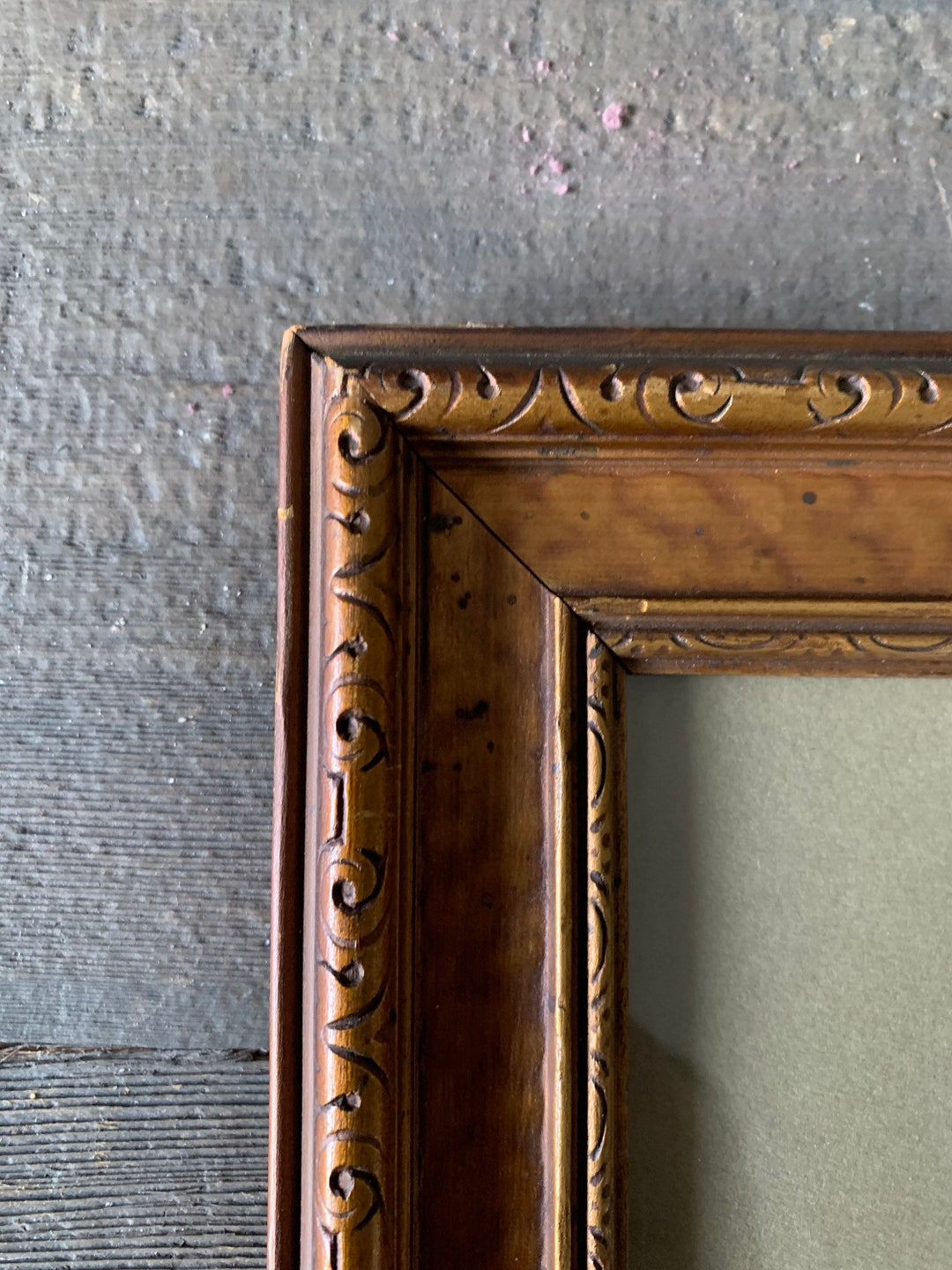 Vintage Picture, Farmhouse, Shabby Chic Frame, Cottage, Wood Frame ...