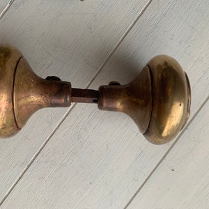 Antique Brass Door Knob Sets Decor Only - Etsy