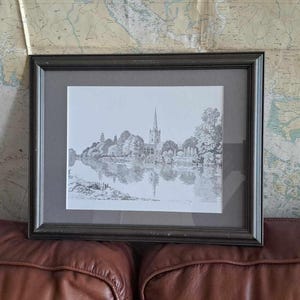 Vintage Print Holy Trinity Church, Signed Lithograph by Anthony John ...