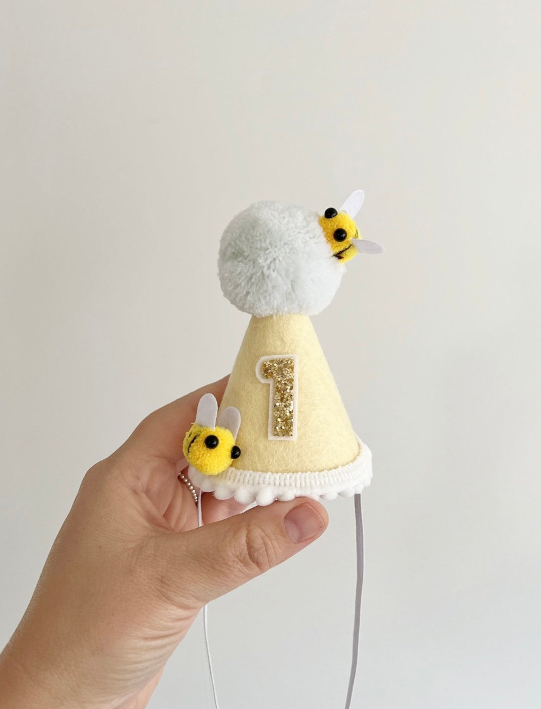 Bee Felt Birthday Party Hat | Party Hat | First Birthday Hat | Birthday ...