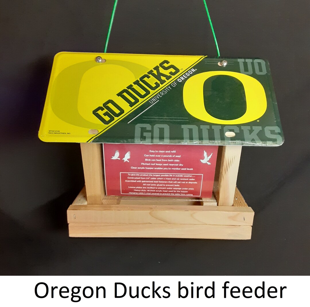 Oregon Ducks License Plate Bird Feeder - Etsy