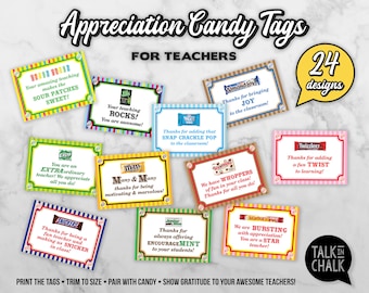 Chocolate Appreciation Thank You Sign Candy Decor Employee - Etsy