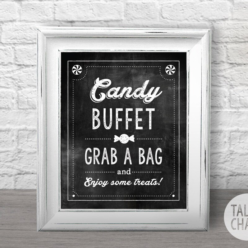 Chalkboard Buffet - Etsy
