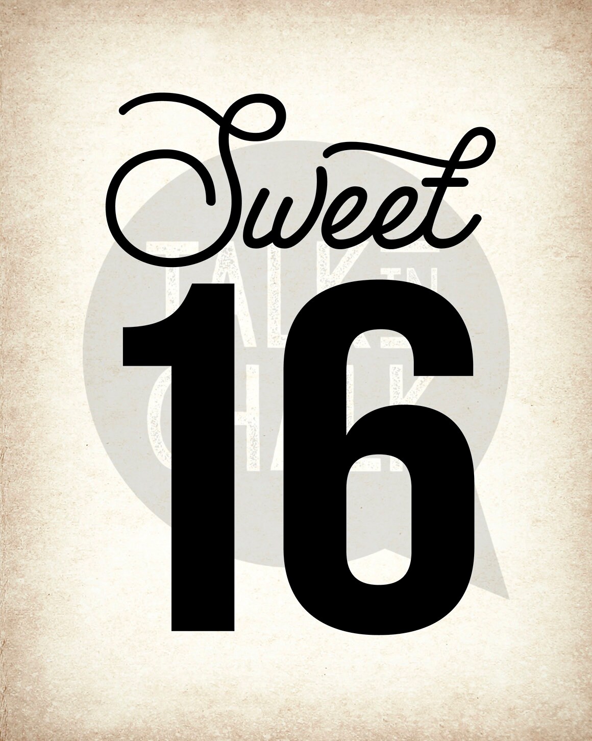 16th Birthday PRINTABLE Signs Sweet 16 Birthday Party - Etsy Canada