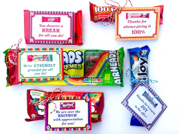 Employee Appreciation Sayings With Candy