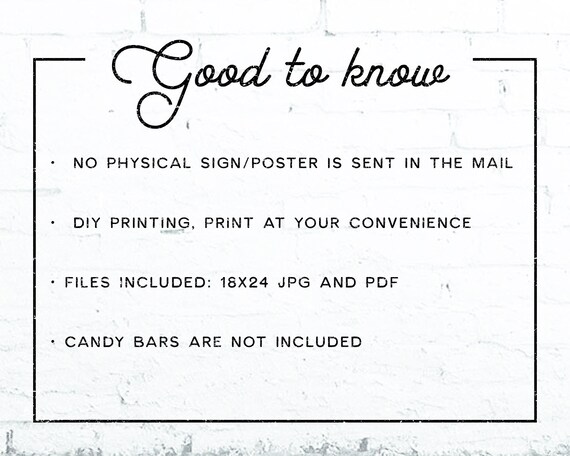 Leaving Candy Bar Card