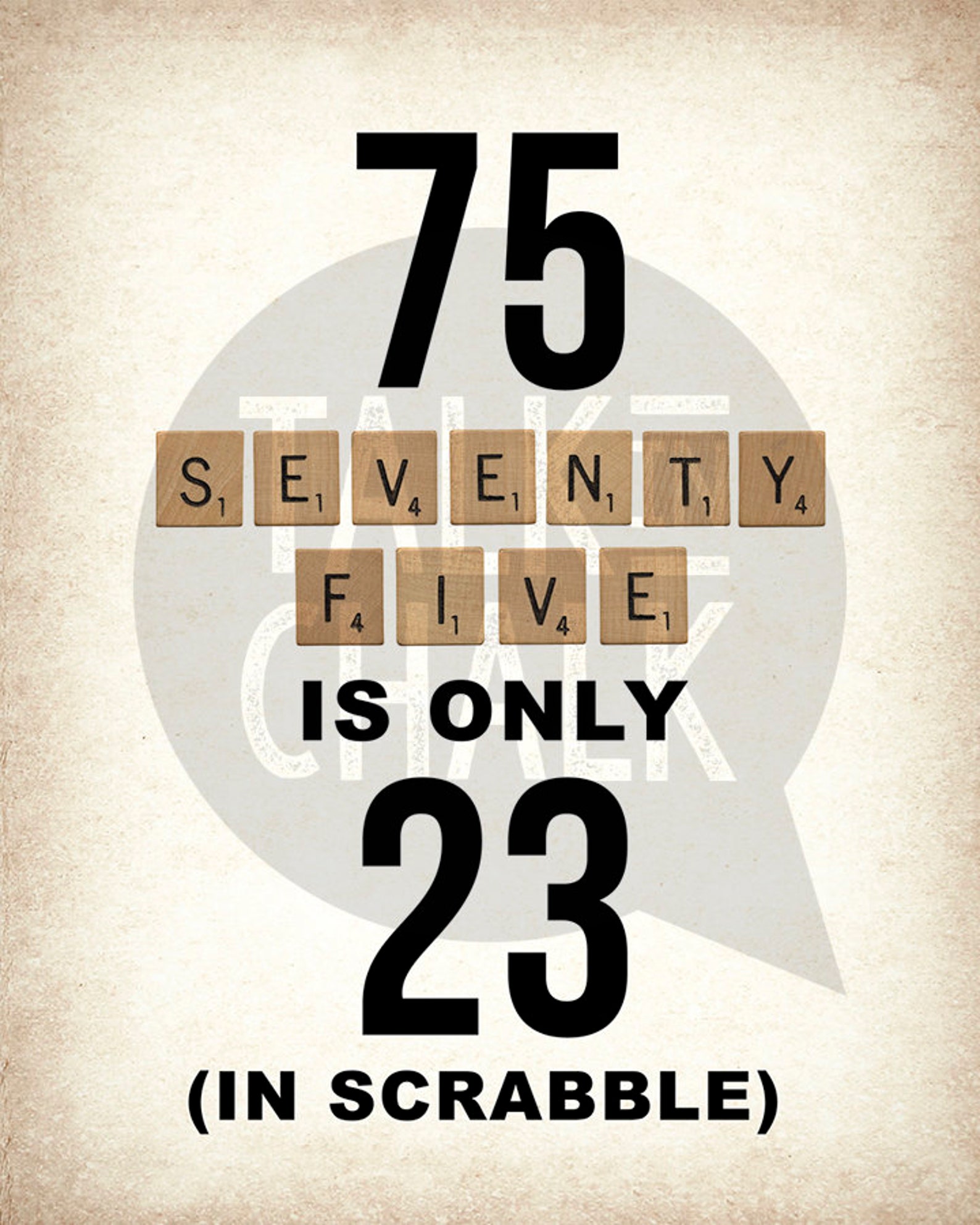 75th Birthday PRINTABLE Posters 75th Birthday Sign Pack | Etsy