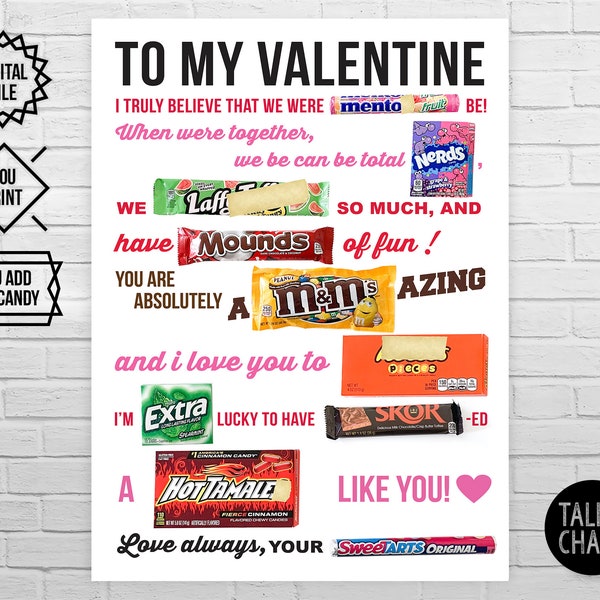 Candy Gram Poster - Etsy