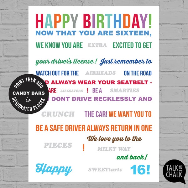 Sweet 16 Posters - Etsy