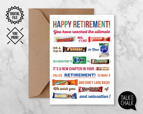 Retirement Cards Printable
