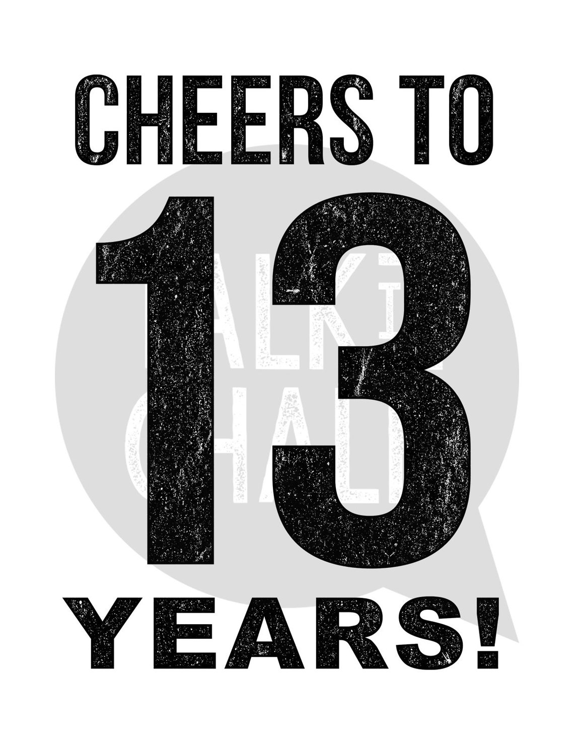 EASY to PRINT 13th Birthday Sign Pack Thirteenth Birthday - Etsy