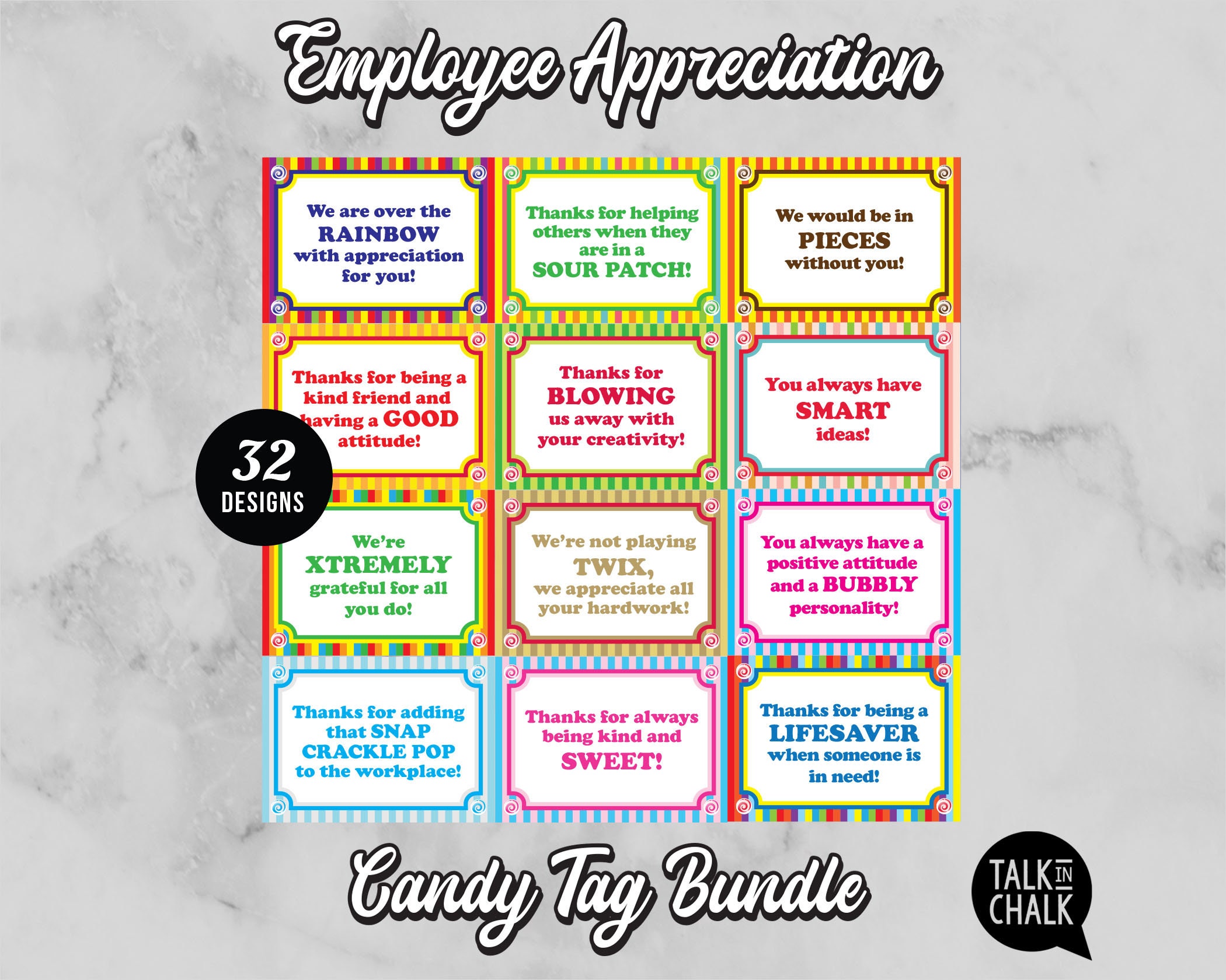 Employee Appreciation Sayings With Candy 2025 Employee Appreciation
