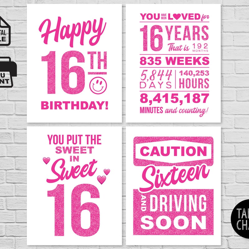Sweet 16 Party Decor - Etsy