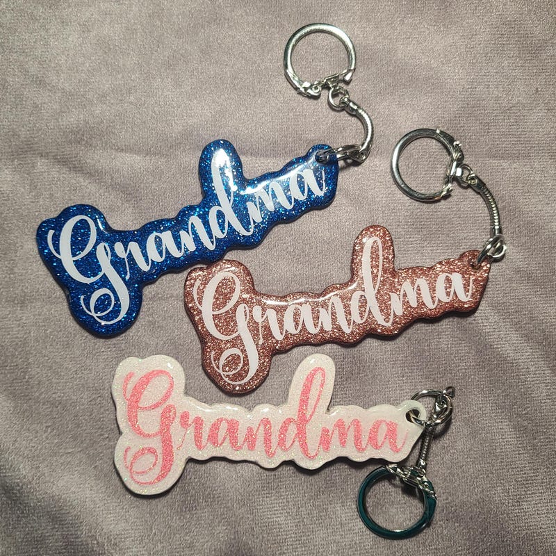 Resin Key Ring - Etsy