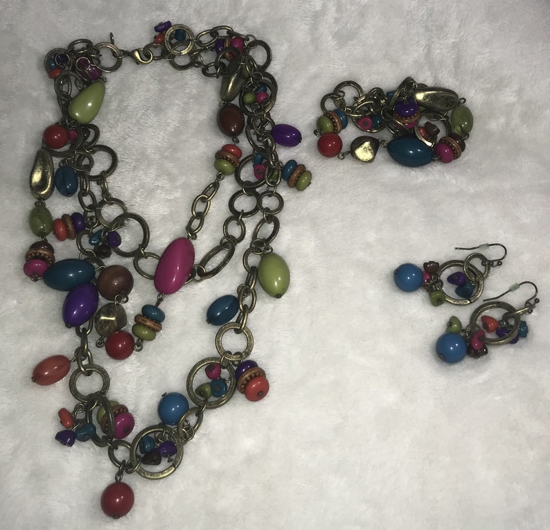 Premier Designs parade Jewelry Set vintage - Etsy