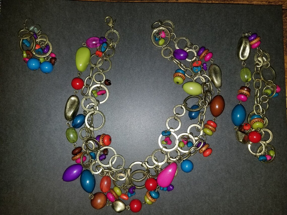 Premier Designs parade Jewelry Set vintage - Etsy