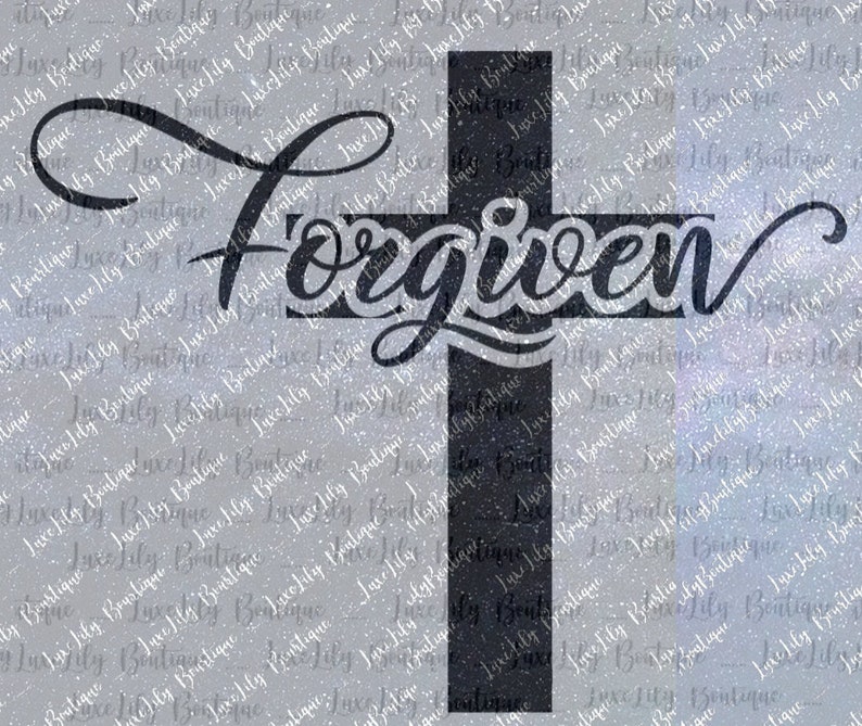 Forgiven Easter Cross of Nails SVG - Etsy