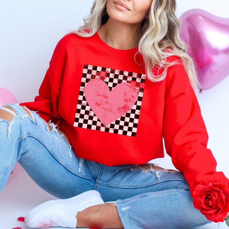 Checkerboard Sweater - Etsy