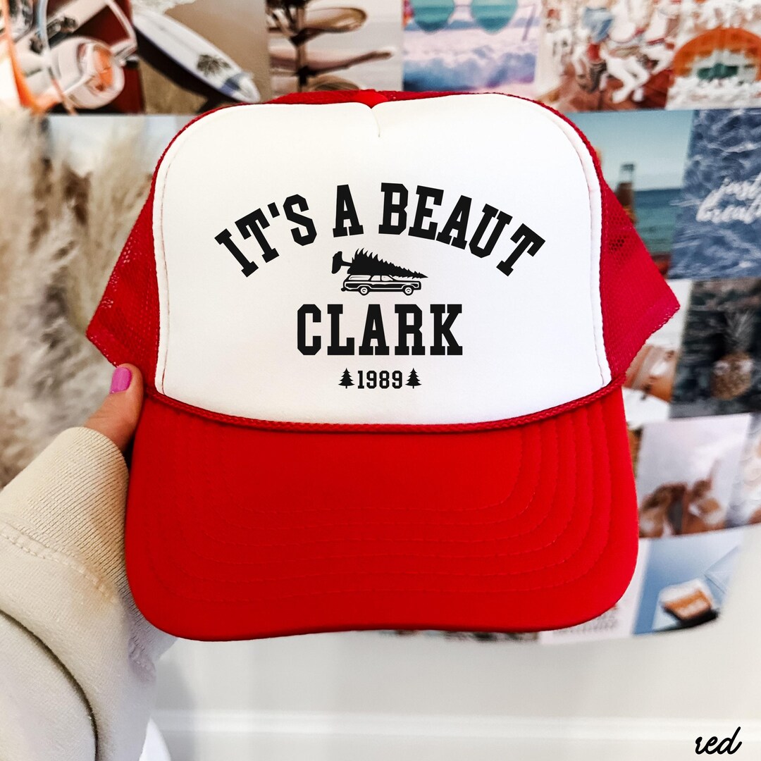 Retro It's a Beaut Clark Trucker Hat, Christmas Hat, Funny Hats for ...