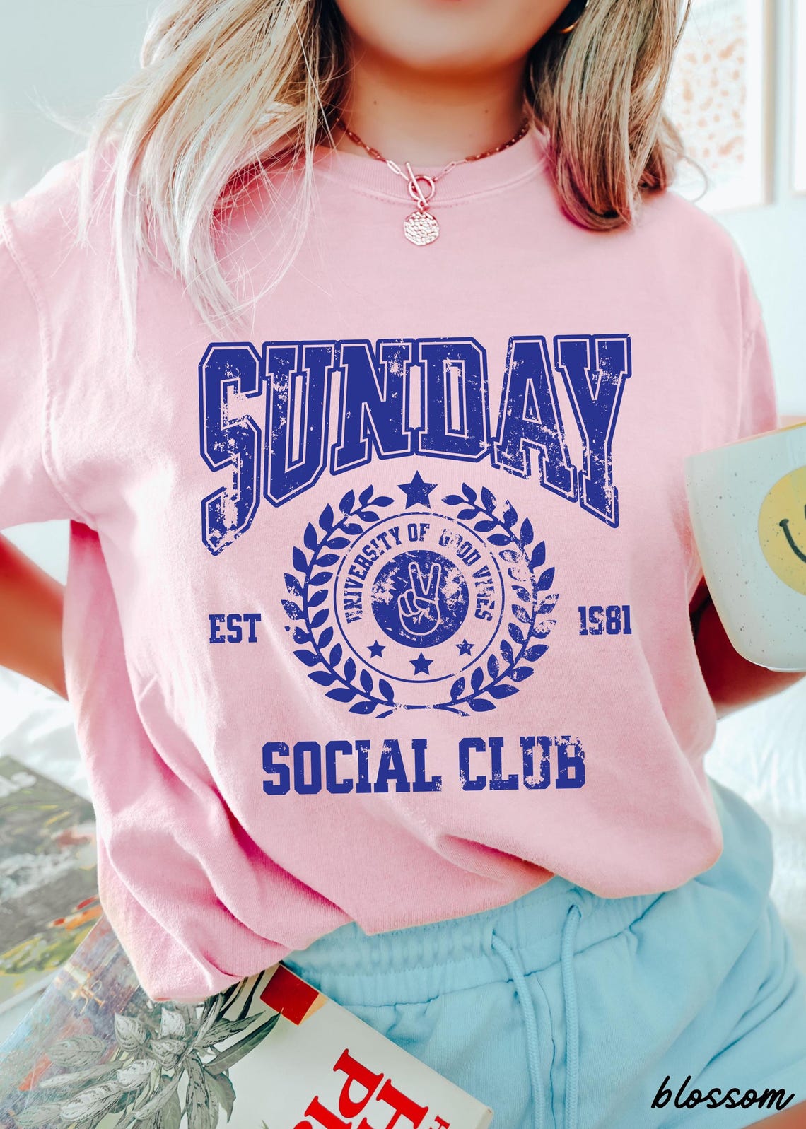 Sunday Coffee Social Club Shirt, Trendy Gift for Her, Retro Coffee ...