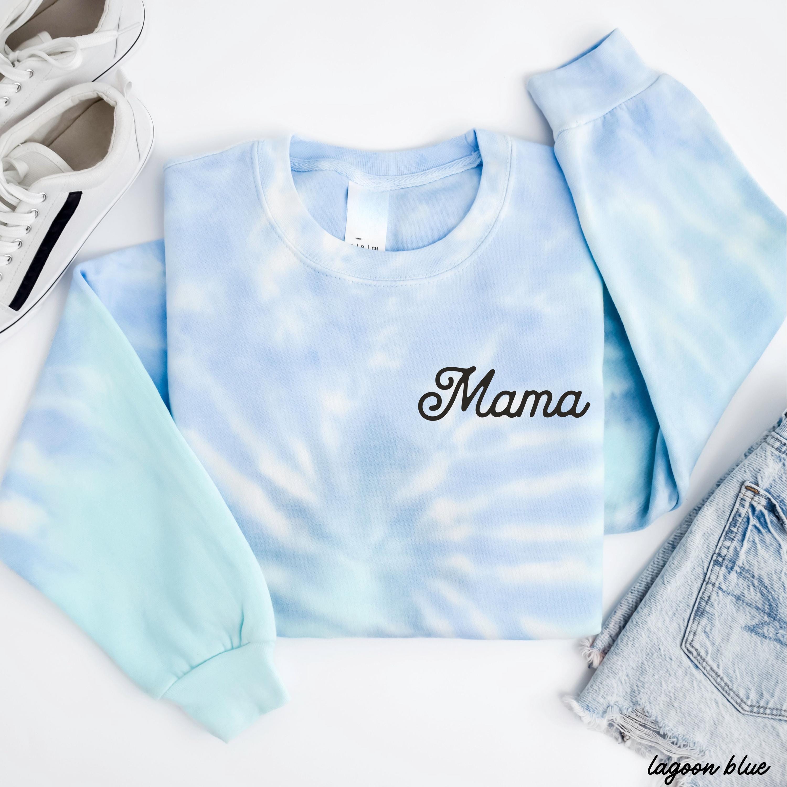 Retro Mama Sweatshirt, Tie Dye Mama Sweatshirt, New Mom Gift, Going ...