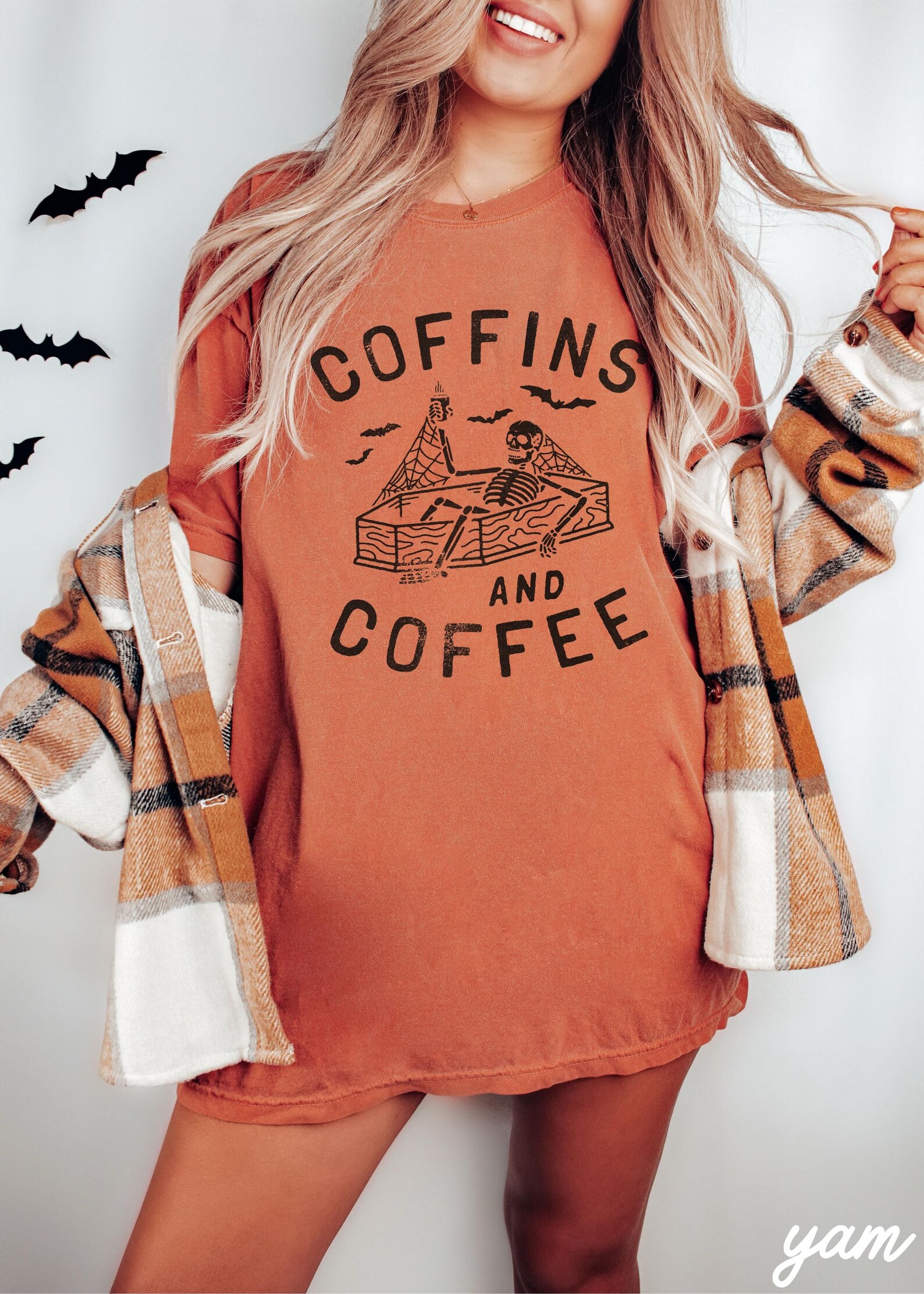 Staying Alive Shirt, Trendy Coffins and Coffee Sweatshirt, Funny ...