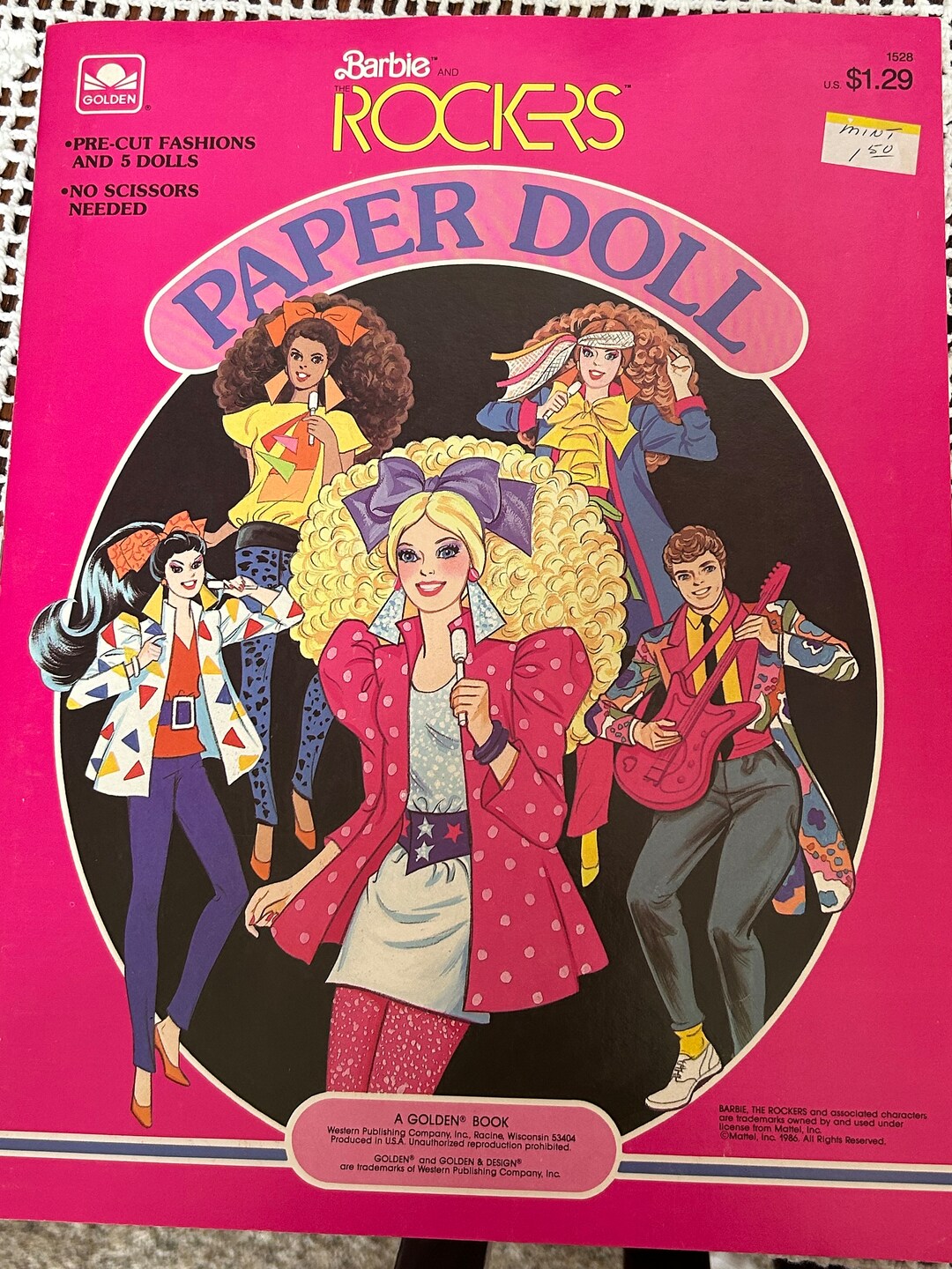 Mattel Vintage Barbie and the Rockets Paper Doll Book 1986 Uncut - Etsy