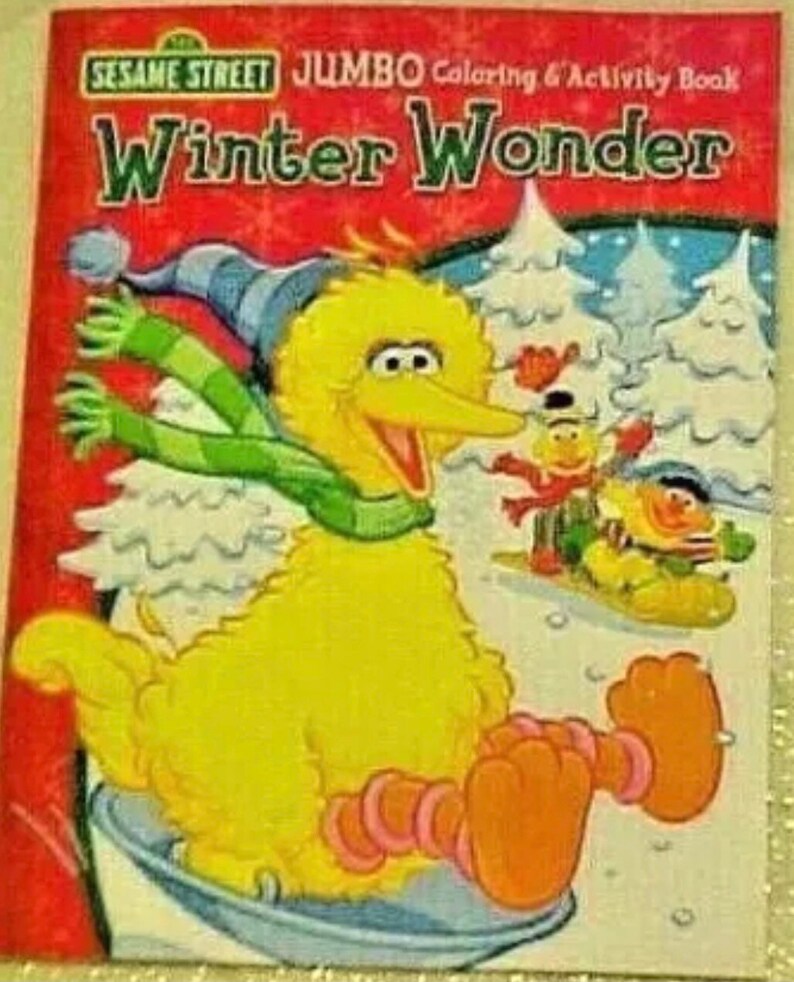 Jim Hensons Muppets Coloring & Activity Book Sesame Street - Etsy