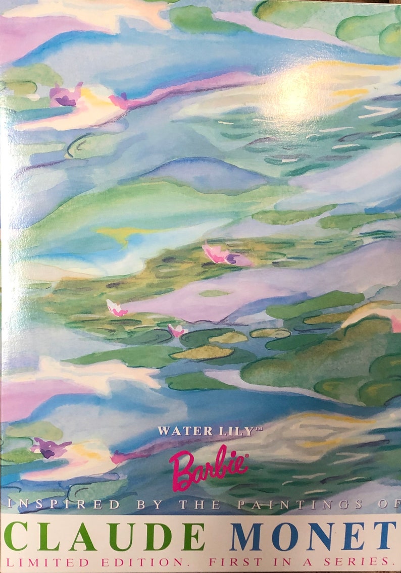 Mattel Artist Claude Monet Water Lily Barbie 1997 NRFB #17783 New in ...