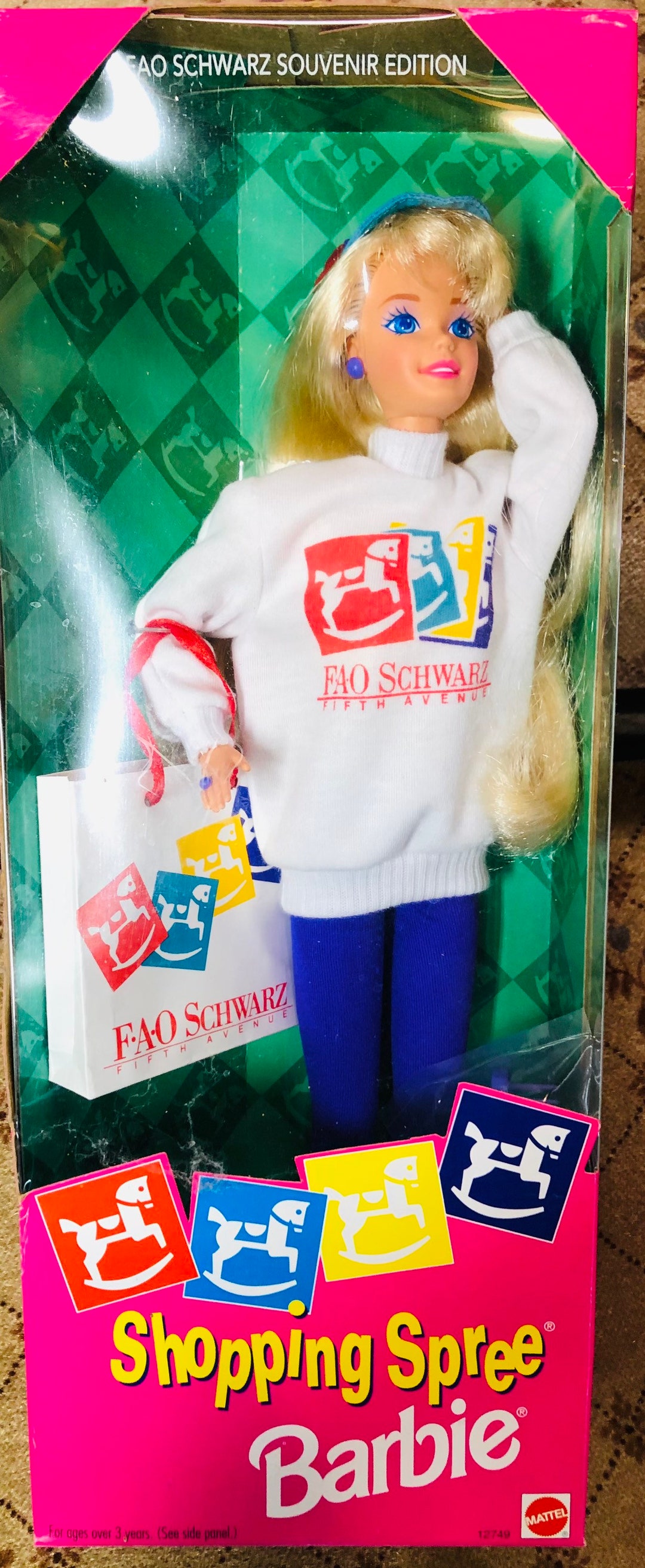 Mattel FAO Schwarz Shopping Spree Barbie Doll 1994 NRFB #12749 NRFB ...