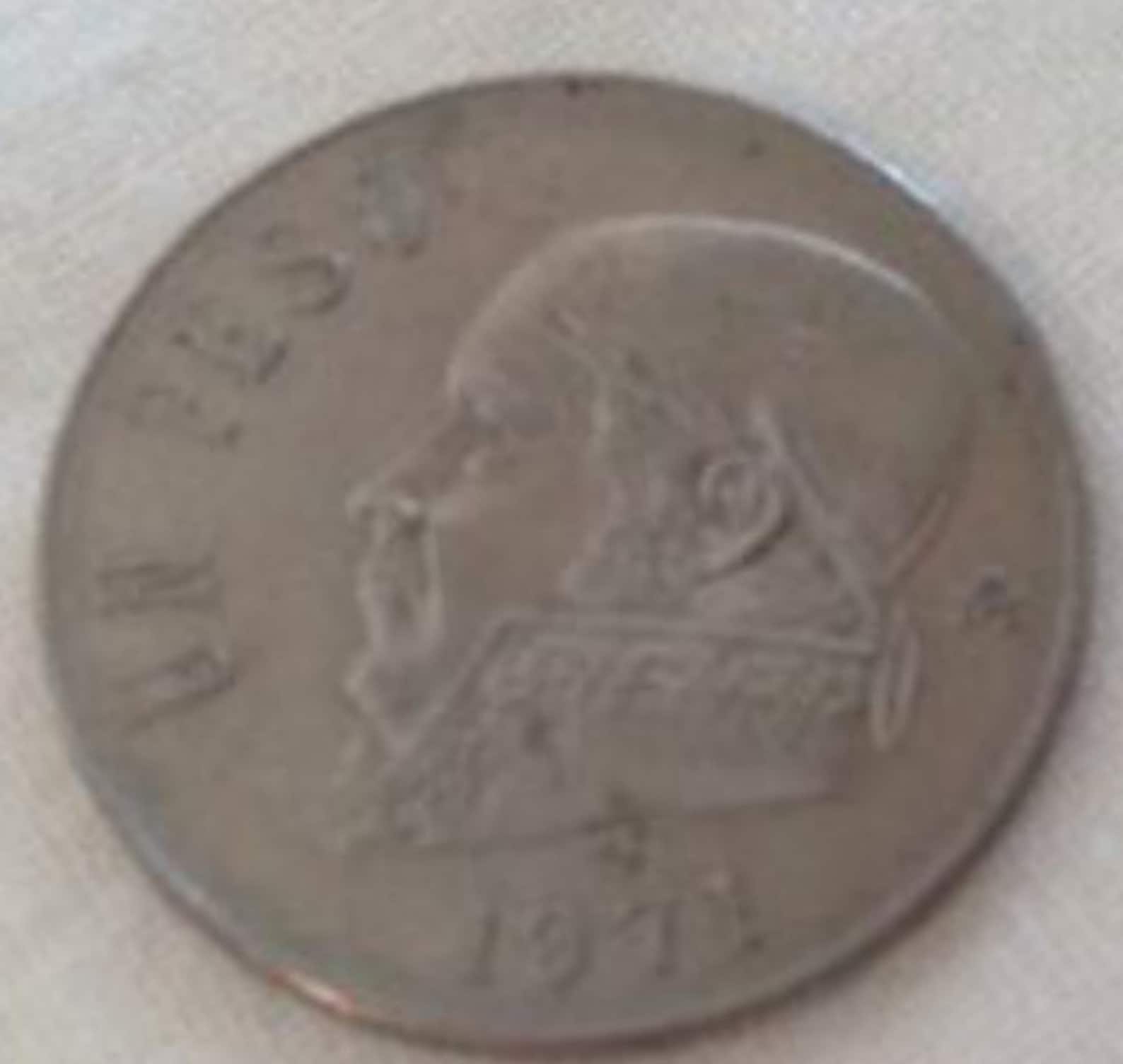 1971 Coin Un One Peso Mexico Mexican Estados Unidos Mexicanos | Etsy