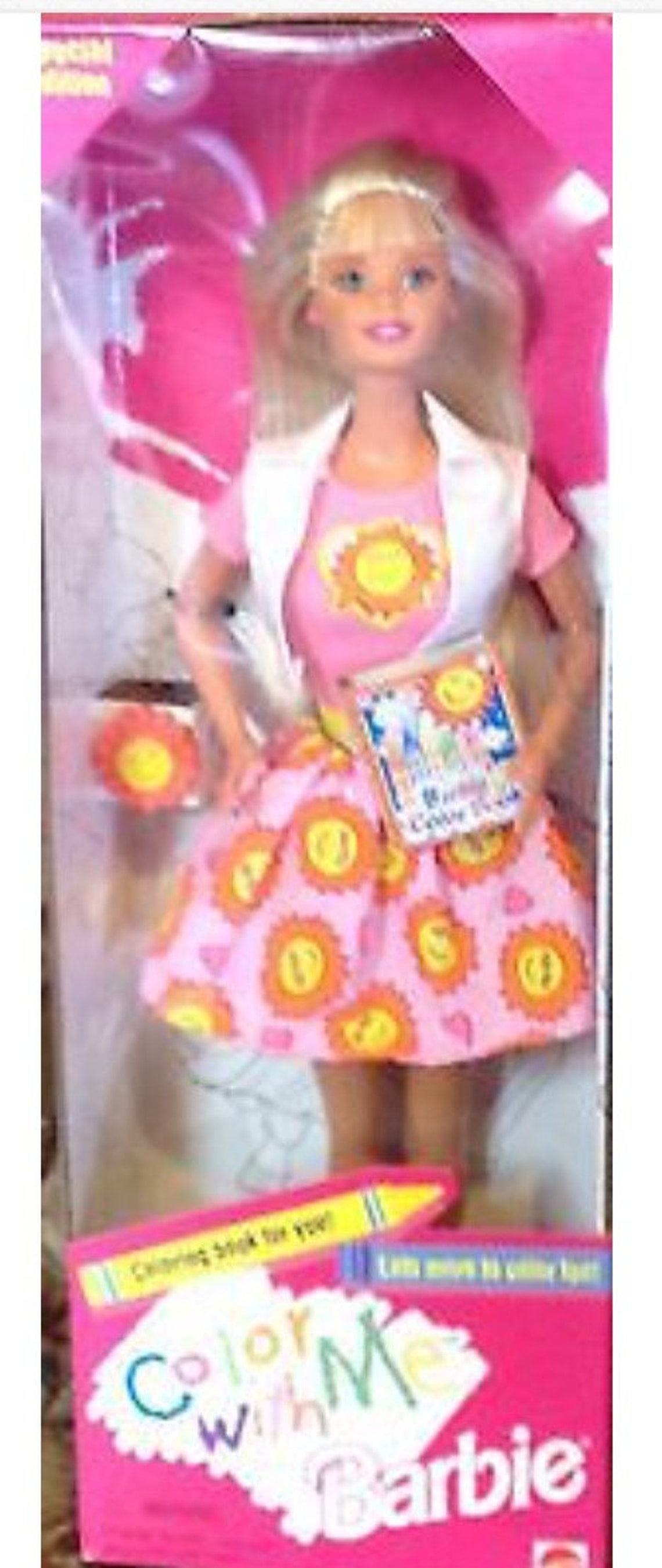 Barbie Doll Color With Me Mattel Special Edition #19047 NRFB 1997 - Etsy