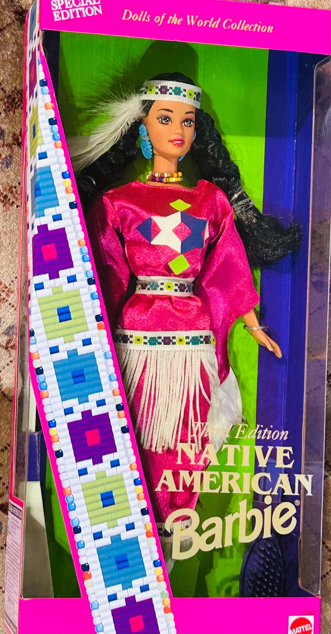 Mattel Dolls of the World Native American Indian Barbie Doll 1994 NRFB ...